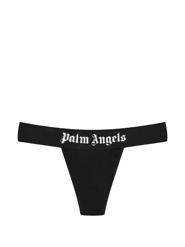 Palm Angels Logo-print Briefs - Black