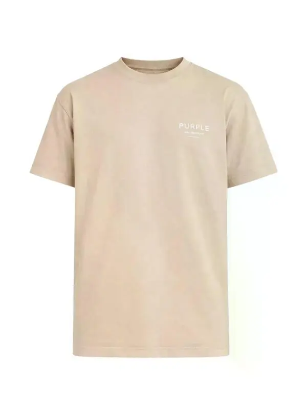 PURPLE BRAND Print T-shirt - Neutrals
