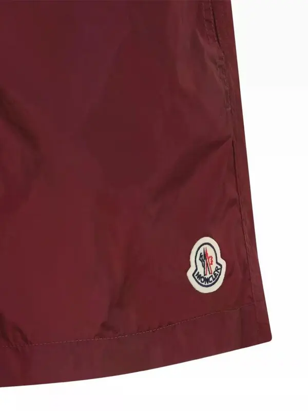 Moncler Drawstring Swim Shorts - Red