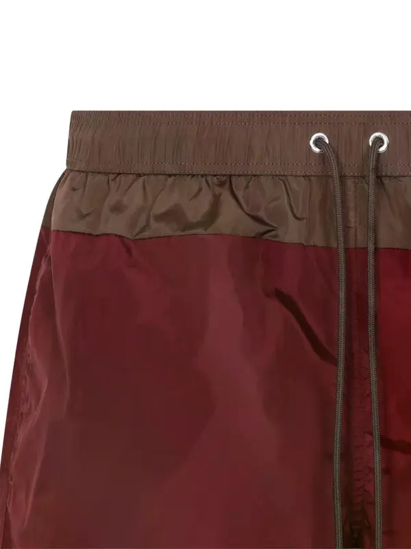 Moncler Drawstring Swim Shorts - Red