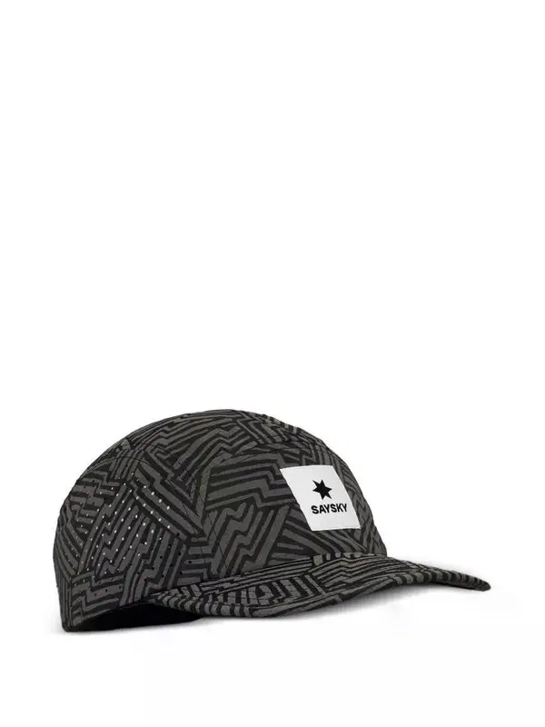 SAYSKY Graphic Print Cap - Black