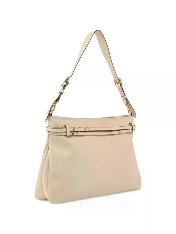 Pinko Studded Embellished Shoulder Bag - Neutrals