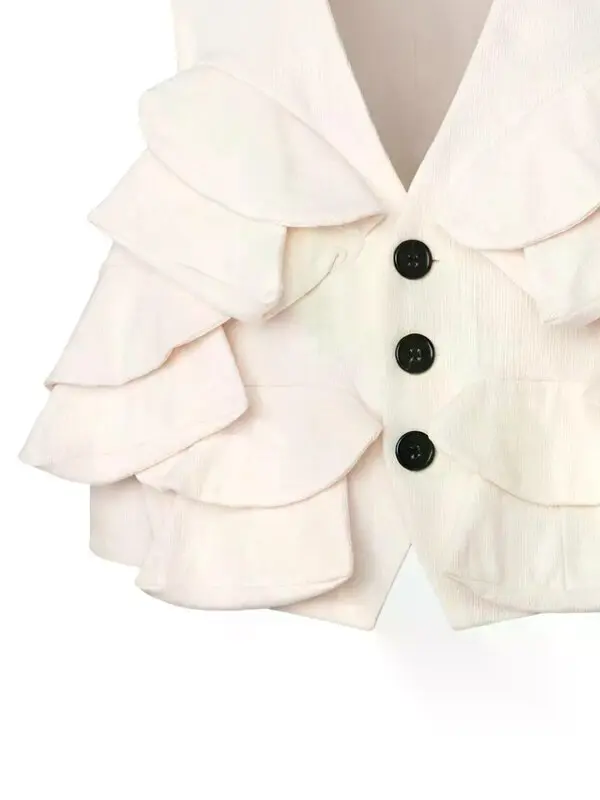 CHRISTOPHER NEMETH Ruffled Waistcoat