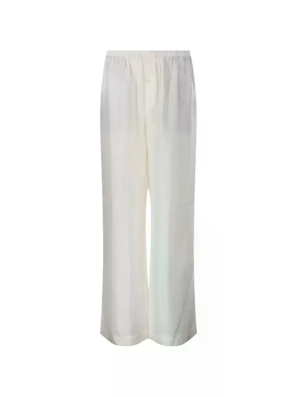 RÓHE Elastic-waist Trousers - White