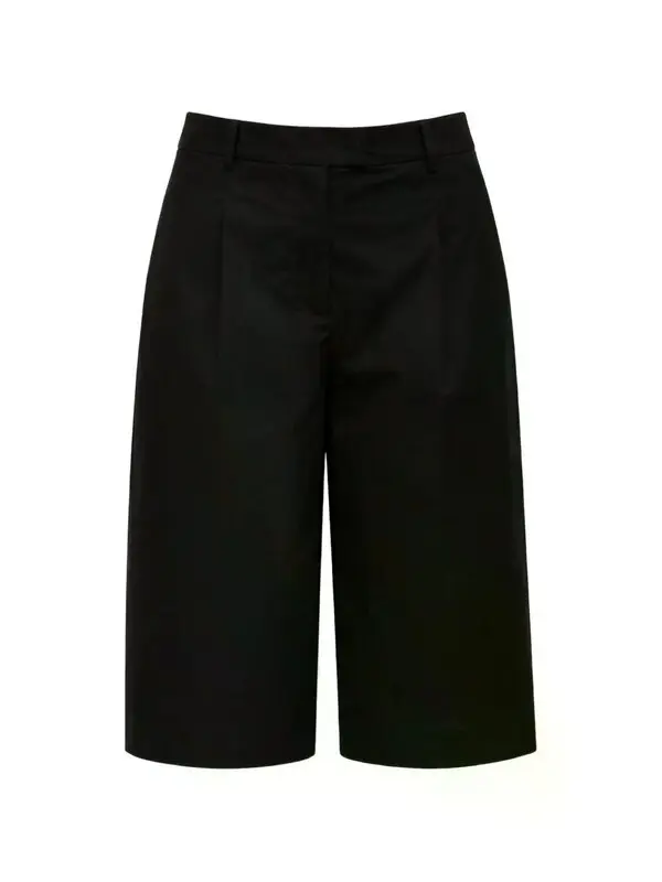 Patrizia Pepe Pleated Shorts - Black