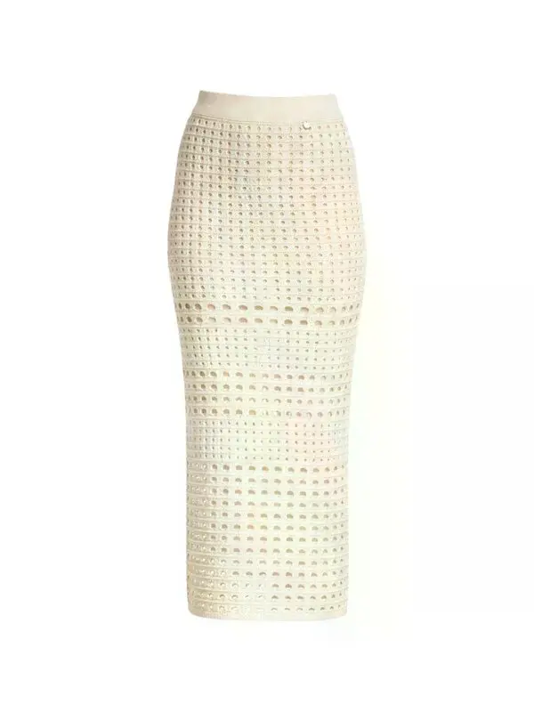 Liu Jo Openwork Skirt - Neutrals