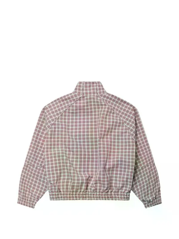 WILLY CHAVARRIA Ruff Rider Checked Jacket - White