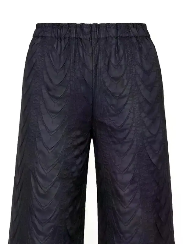 MEIMEIJ Patterned Trousers - Blue