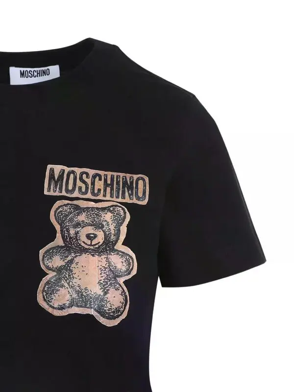 Moschino Teddy-appliqued T-shirt