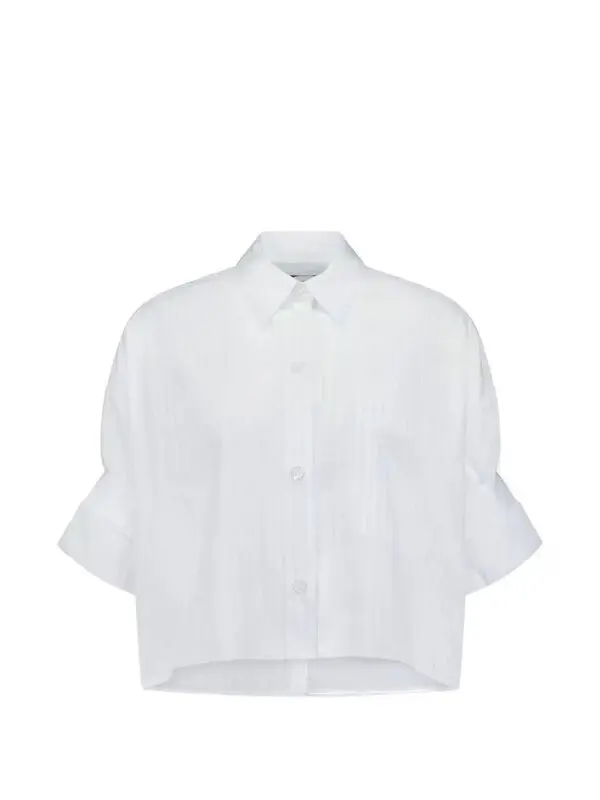 TWP Striped Shirt - White