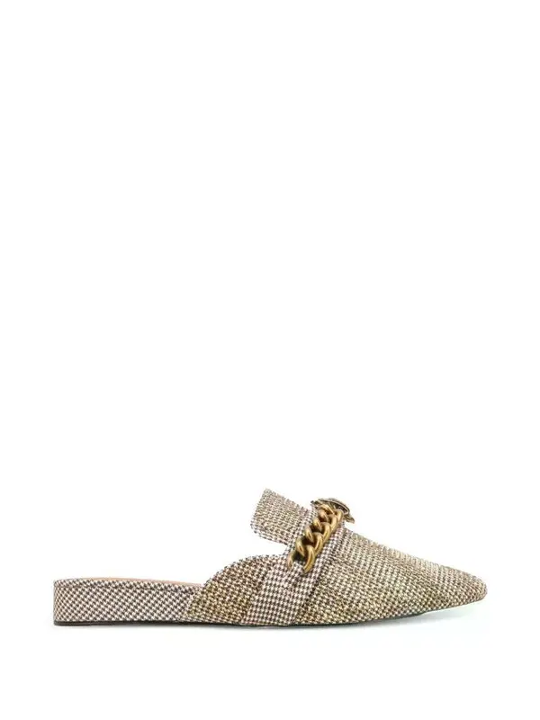 Kurt Geiger Chelsea Chain-detail Mules - Neutrals