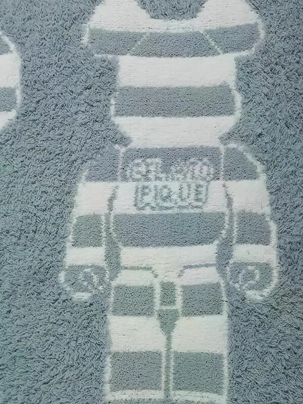 MEDICOM TOY Striped-cartoon Rug