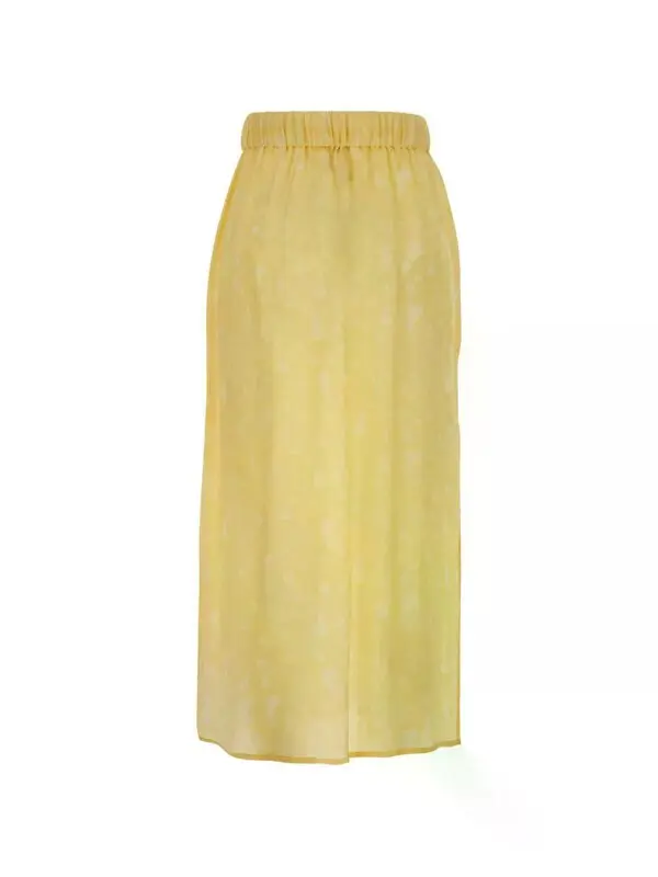 GRIFONI Floral-print Midi Skirt