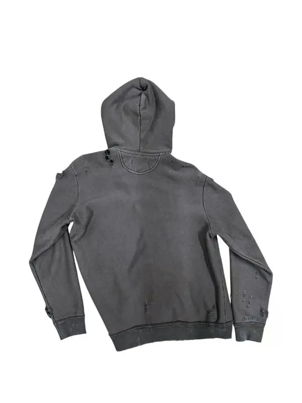 Commission Distressed Zip-up Hoodie