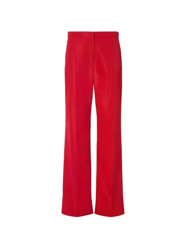Fendi Elasticated Wide-leg Trousers - Red