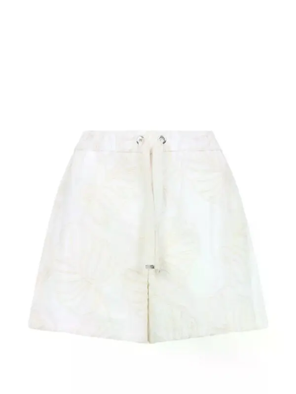 Moncler Floral Drawstring Shorts - Neutrals