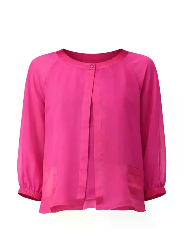 Emporio Armani Patch-pocket Blouse - Pink