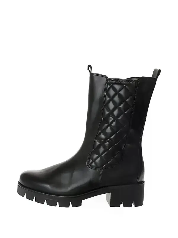 Gabor Quilted-design Boots - Black