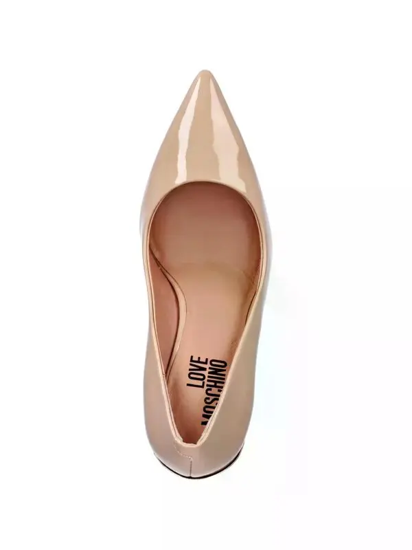 Moschino Pointed-toe Pumps - Neutrals