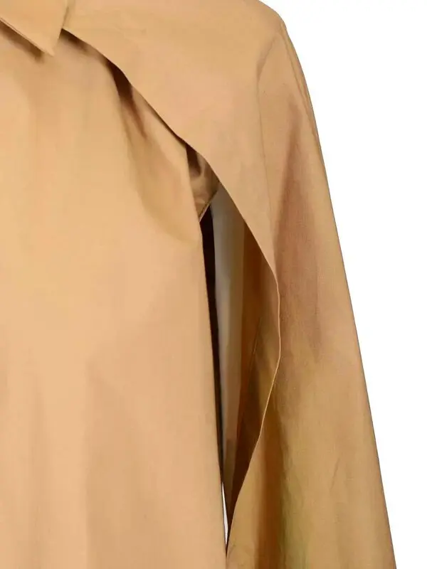 Federica Tosi Long-sleeved Poplin Shirt - Brown
