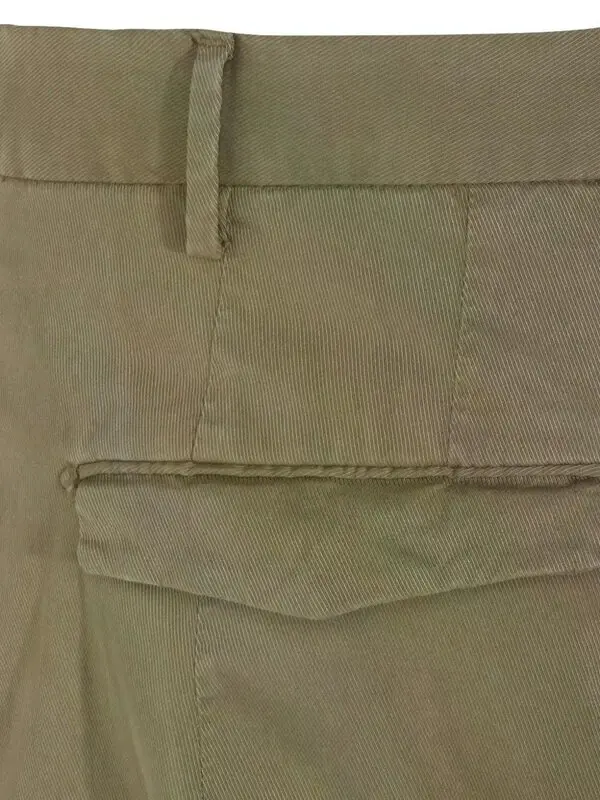 PT TORINO Edge Pleated Trousers - Green