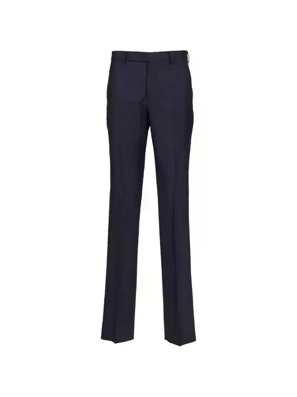 Paul Smith Pleat-detail Wool Trousers - Blue