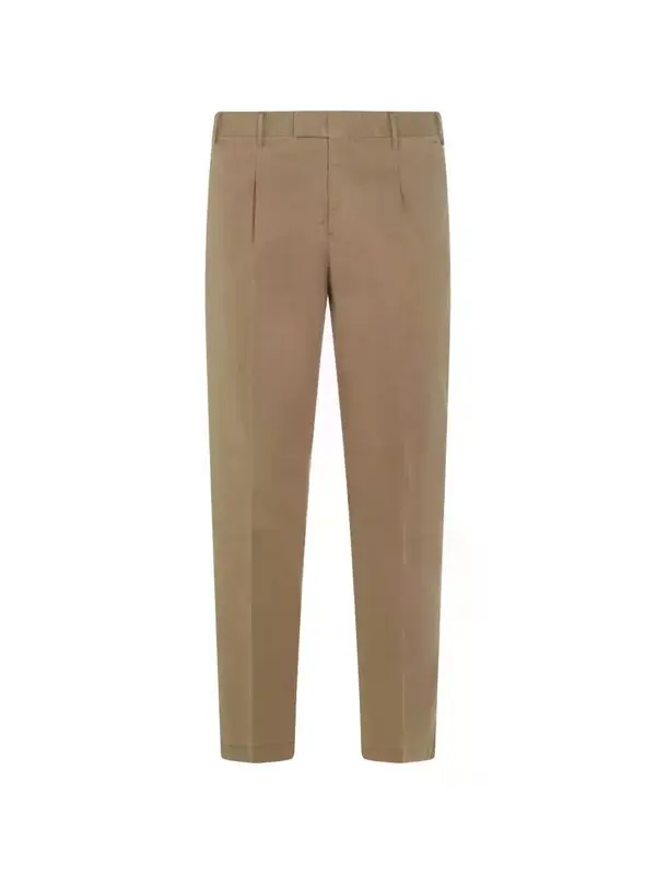 PT TORINO Belt-loops Pleated Trousers - Neutrals
