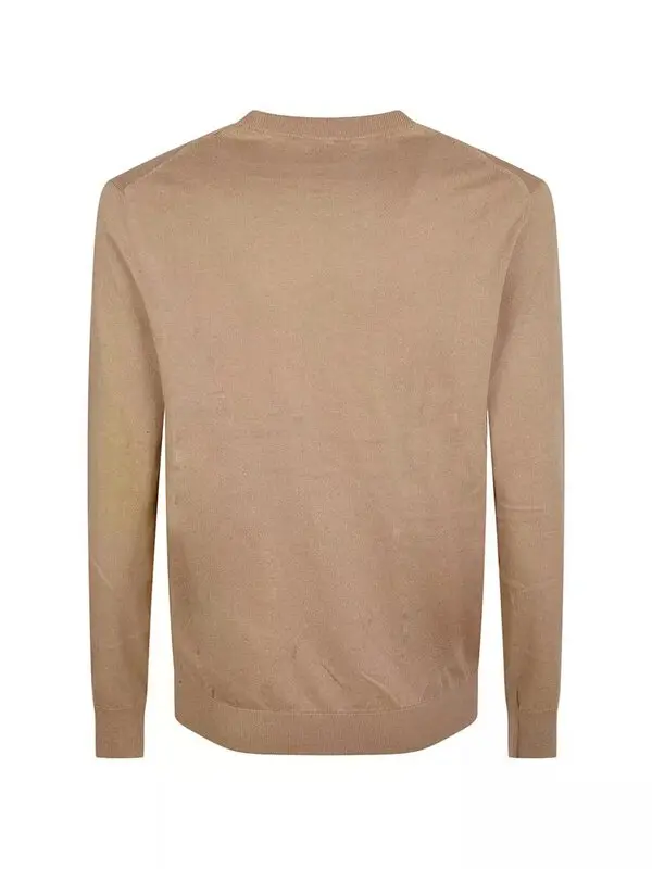 BALLANTYNE Argyle Crew-neck Sweater - Neutrals