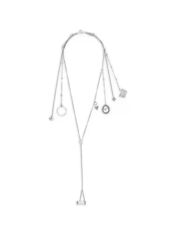 ANN DEMEULEMEESTER Multi-charm Necklace - Silver
