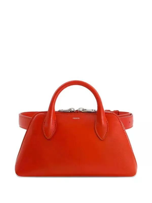 Coperni Duffle Leather Belt Bag - Red