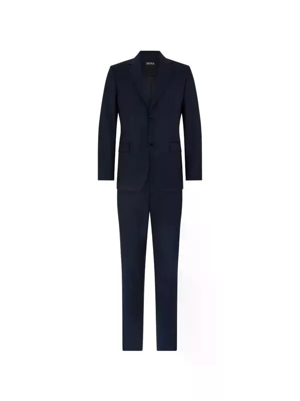 Zegna Single-breasted Suit - Blue