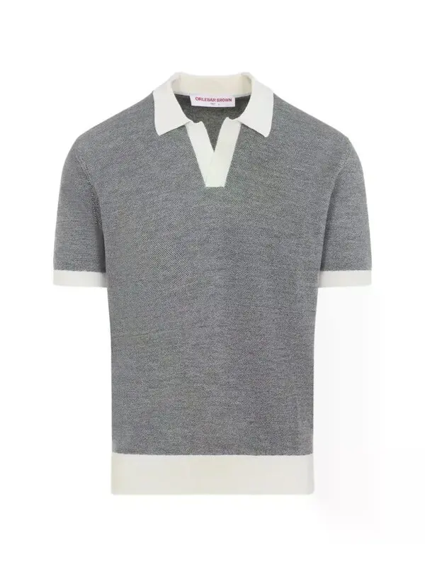 Orlebar Brown Contrast-trim Short-sleeve Polo Shirt