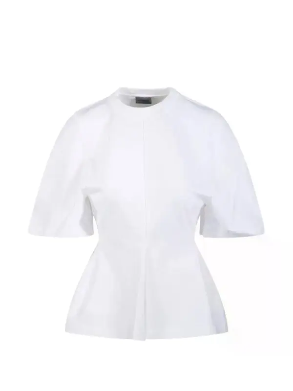 Balenciaga Peplum T-shirt - White