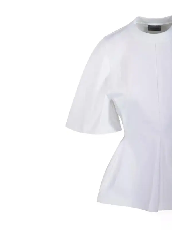 Balenciaga Peplum T-shirt - White