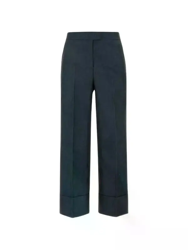 PT TORINO Colette Cropped Trousers - Blue