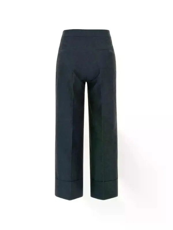 PT TORINO Colette Cropped Trousers - Blue