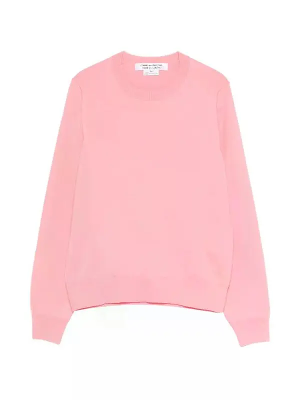 Comme Des Garçons Crewneck Sweater - Pink