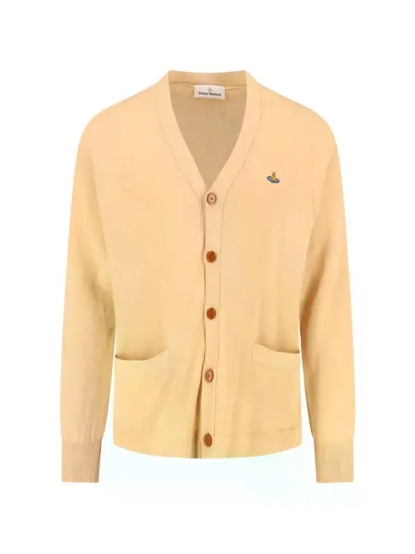 VIVIENNE WESTWOOD Button-front Cardigan - Neutrals