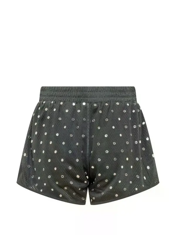 Pinko Mesh Strass Shorts
