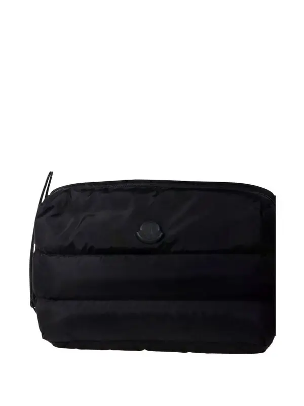 Moncler Caradoc Quilted Wash Bag - Black