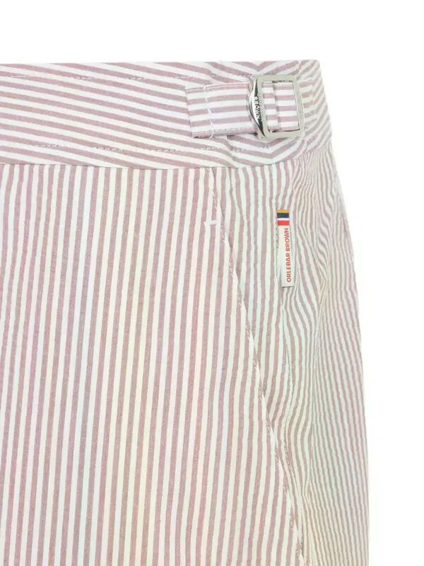 Orlebar Brown Setter Striped Swim Shorts - Red