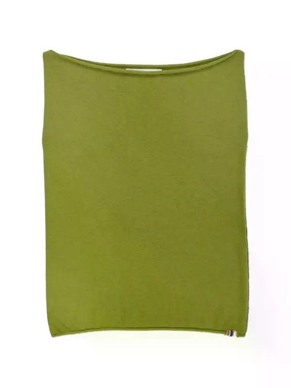 EXTREME CASHMERE X Breeze Boat-neck Top - Green