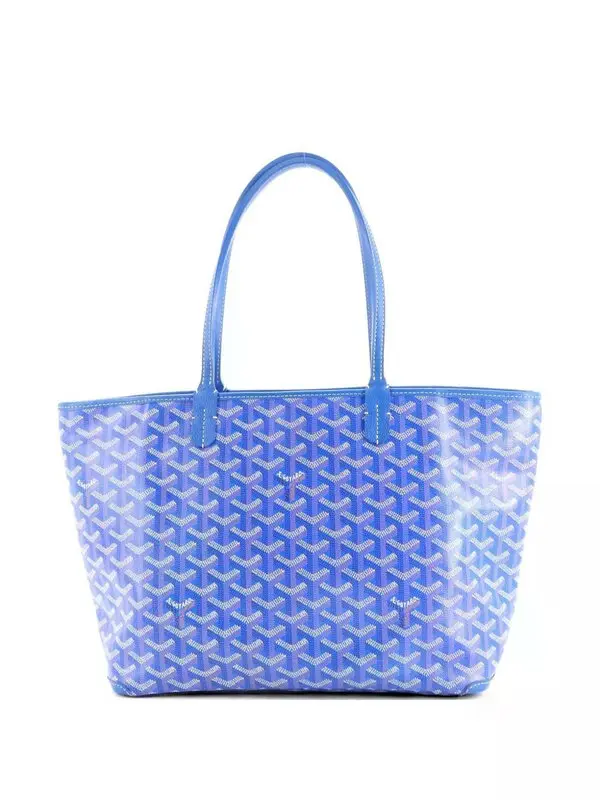Goyard Artois Coated Canvas Pm Tote Bag - Blue