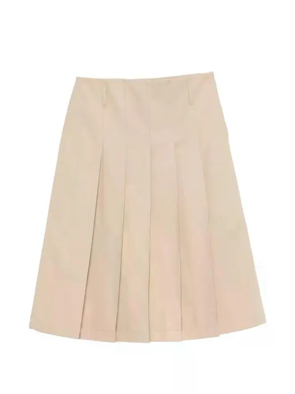 A.p.c. Pleated Mini Skirt - Neutrals