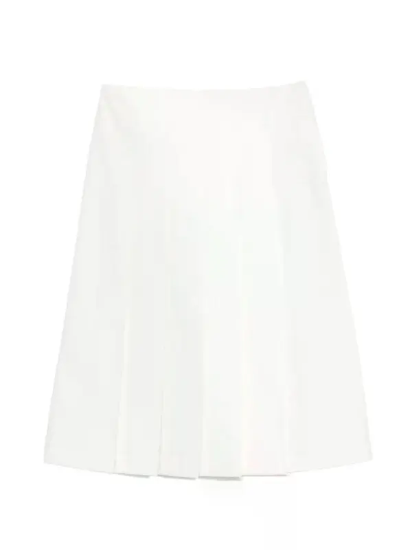A.p.c. Pleated Mini Skirt - White