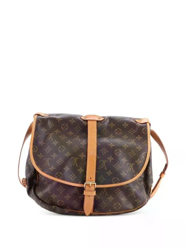 LOUIS VUITTON Saumur 35 Monogram Canvas Crossbody Bag