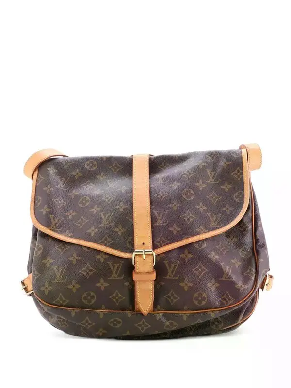 LOUIS VUITTON Saumur 35 Monogram Canvas Crossbody Bag
