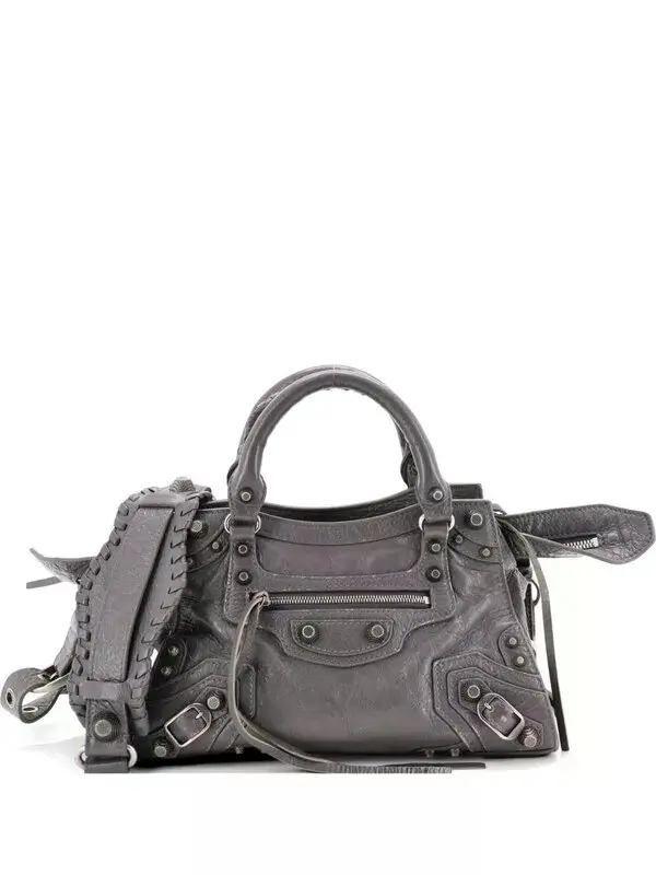 Balenciaga Neo Cagole City Xs Shoulder Bag - Grey