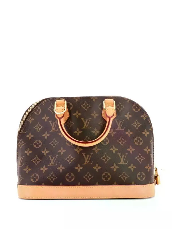LOUIS VUITTON Vintage Alma Handbag Monogram Canvas Pm - Brown