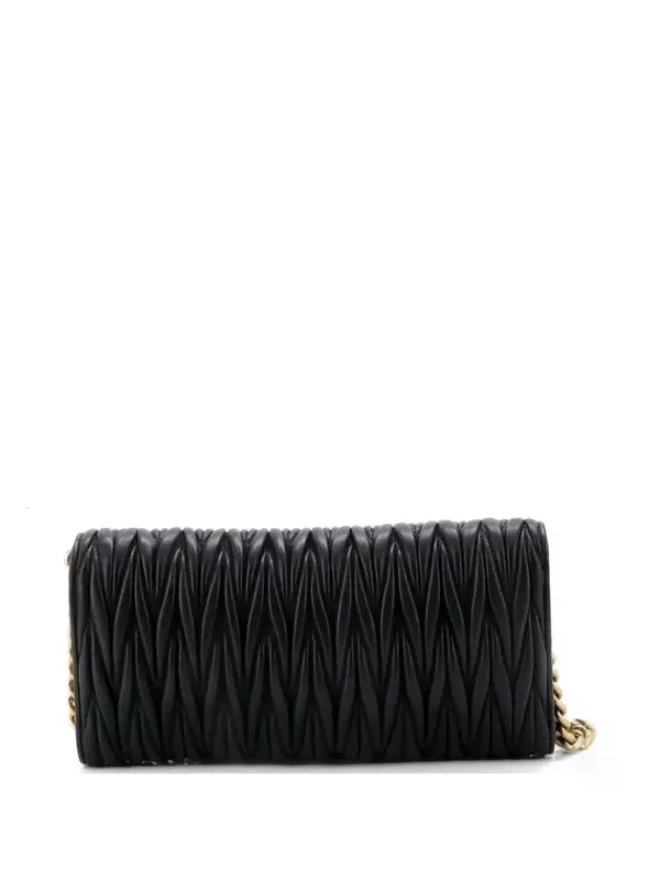 Miu Miu Flap Matelasse Leather Small Crossbody Bag